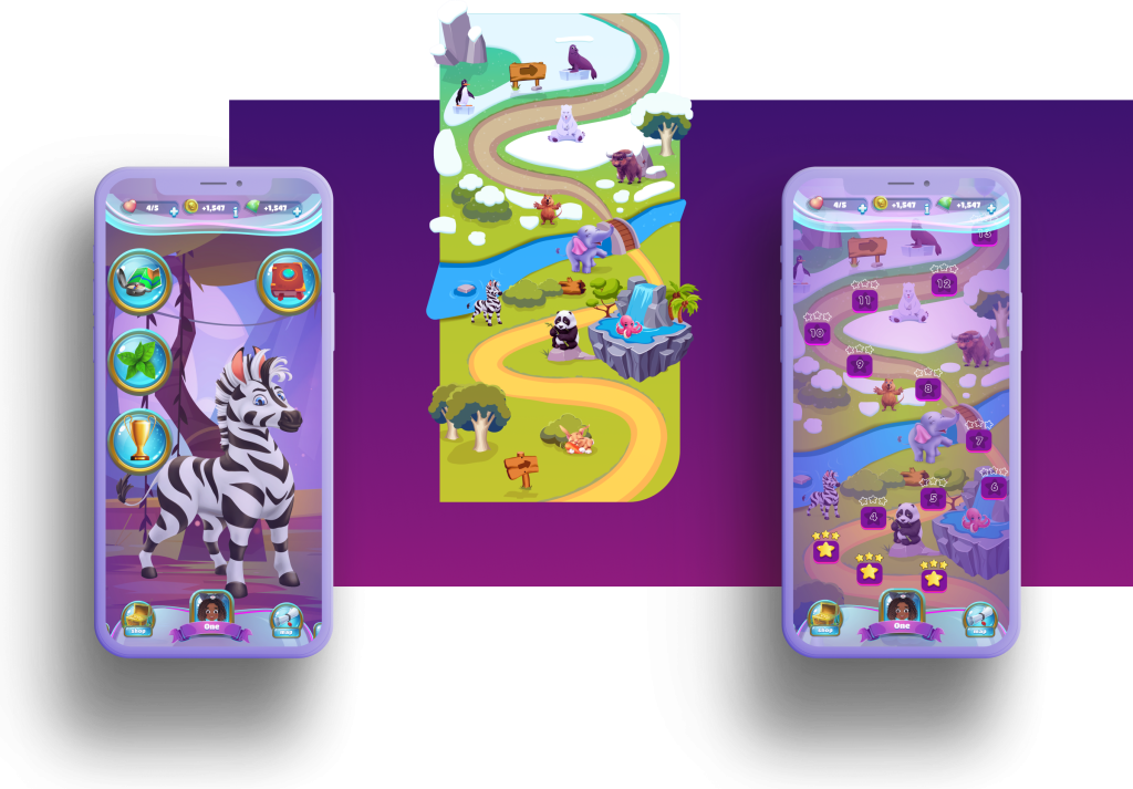 Портфоліо - Розробка мобільного додатку Дитяча Зоо-гра - Digital Bunny